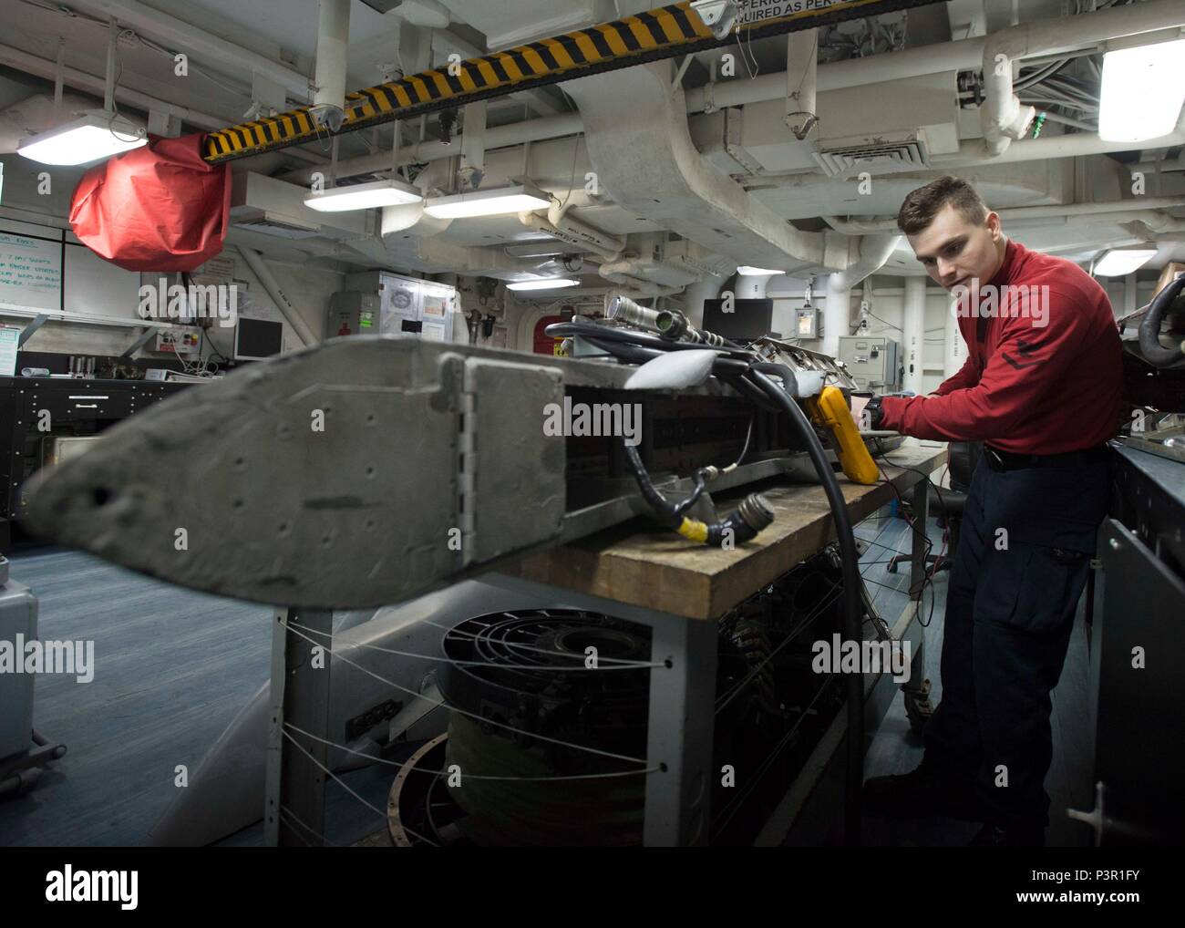 160724-N-YD641-024 PHILIPPINE SEA (July 24, 2016) Aviation Ordnanceman ...