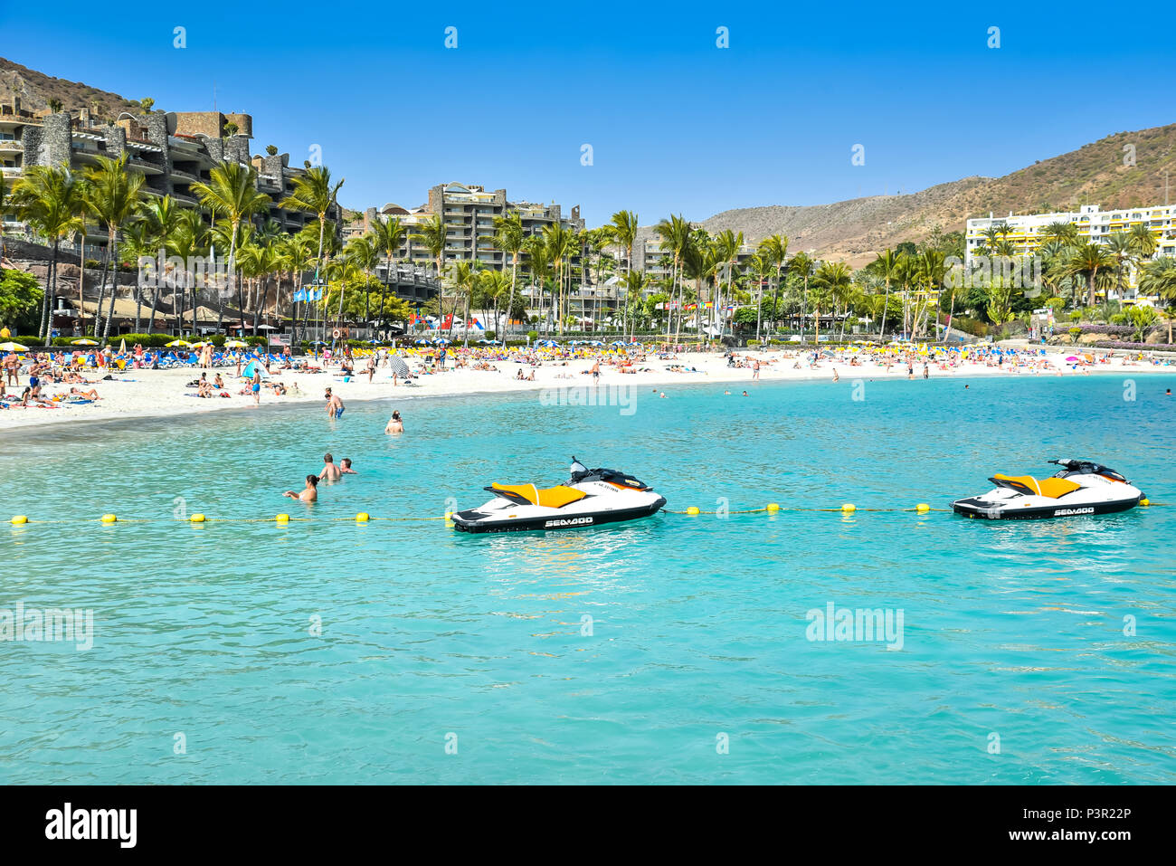 Anfi beach - island Gran Canaria, Spain Stock Photo - Alamy