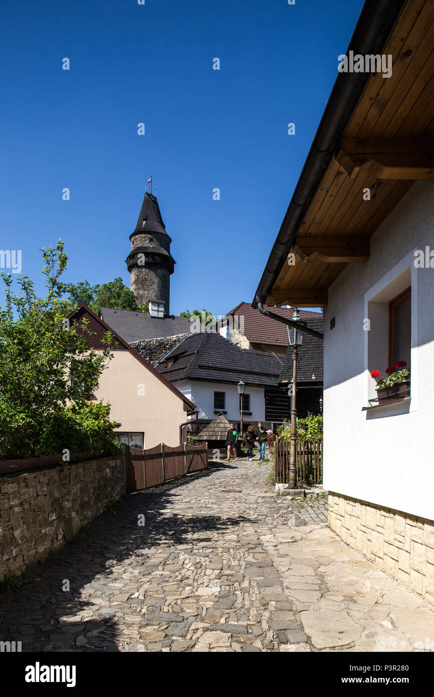Tower truba of stramberk strahlenberg castle hi-res stock photography ...