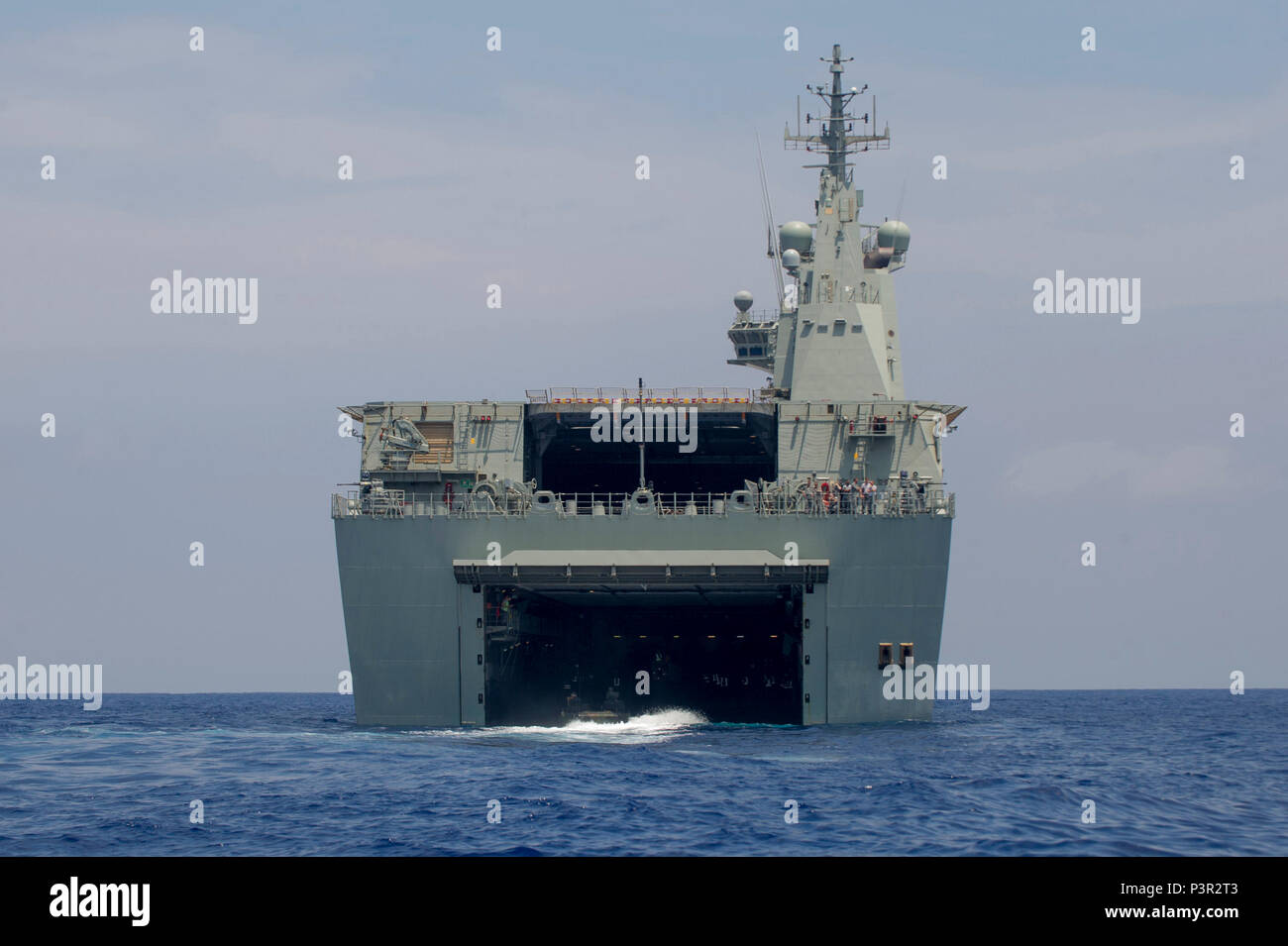 Canberra class landing helicopter dock ship hi-res stock photography ...