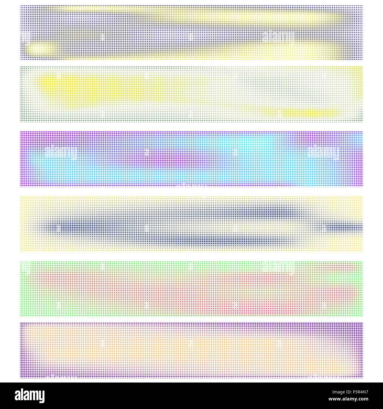 Set of colored halftone textures Stock Vector Image & Art - Alamy