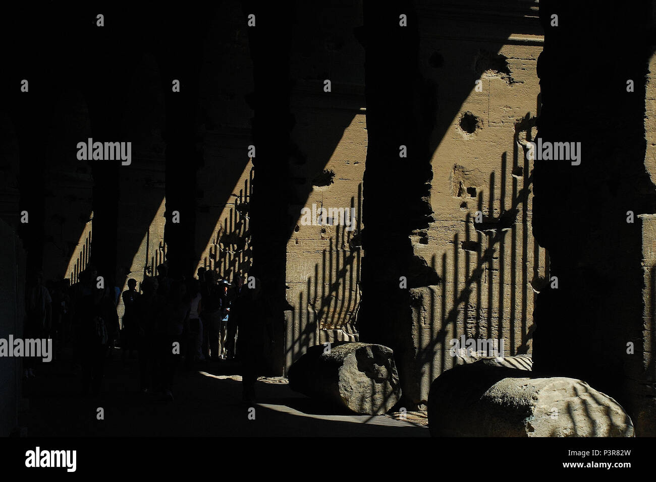 Inner view of the Colosseum, is an elliptical amphitheatre in the ...