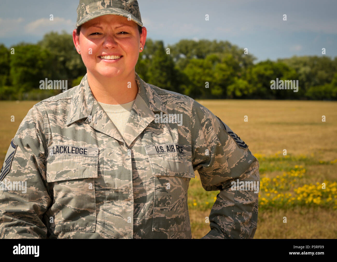 Master Sgt. Melissa Blackledge, from the New Jersey Air National Guard ...
