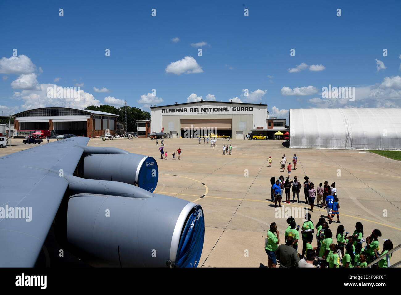 View from a U.S. Air Force KC-135R Stratotanker July 14, 2016, at the ...