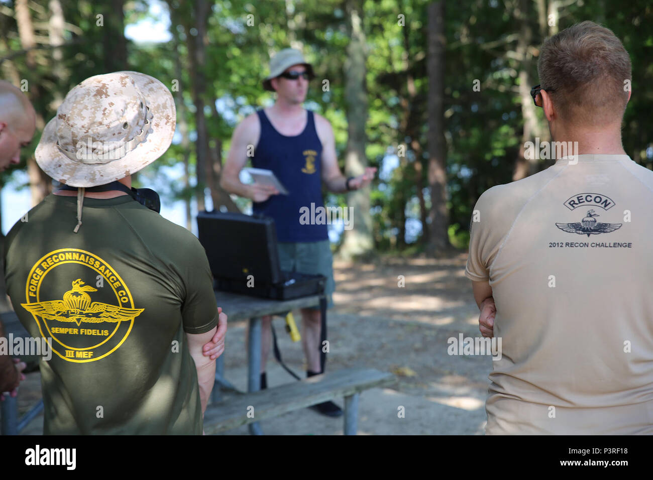 Navy Diver First Class Jason Young (center), Marine Corps Systems ...