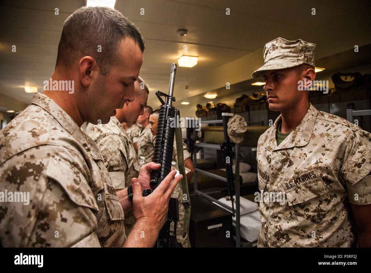 Platoon commanders inspection hi-res stock photography and images - Alamy