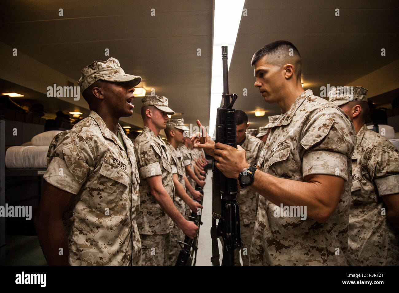 Candidates with Delta Company, Officer Candidate School (OCS), are ...