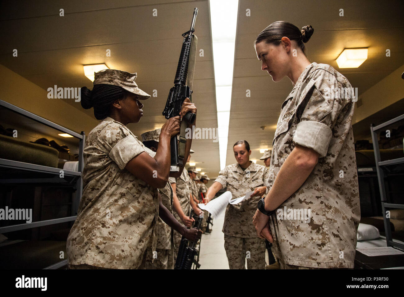 Platoon commanders inspection hi-res stock photography and images - Alamy