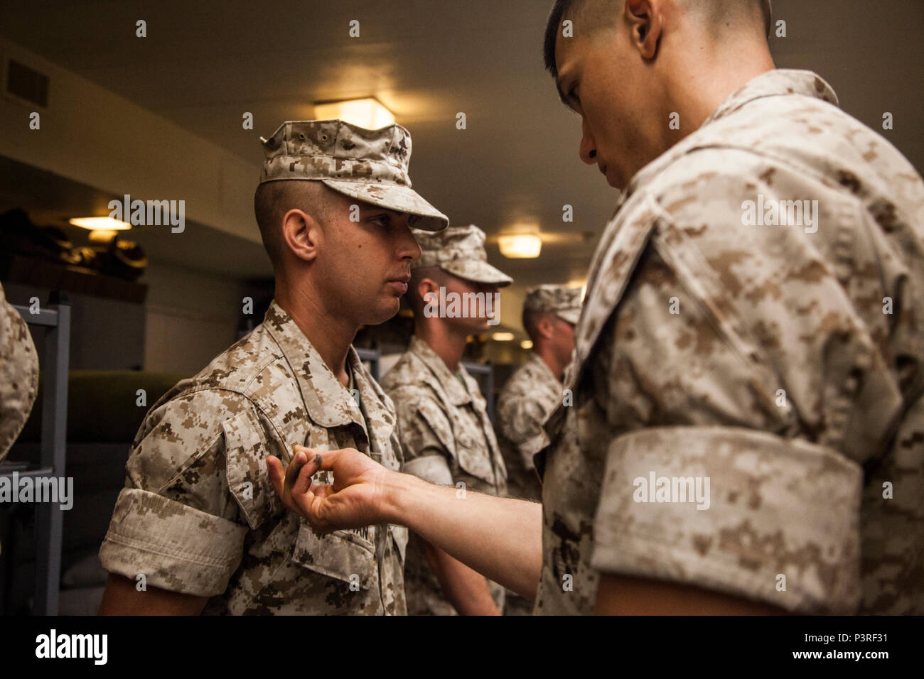 Platoon commanders inspection hi-res stock photography and images - Alamy