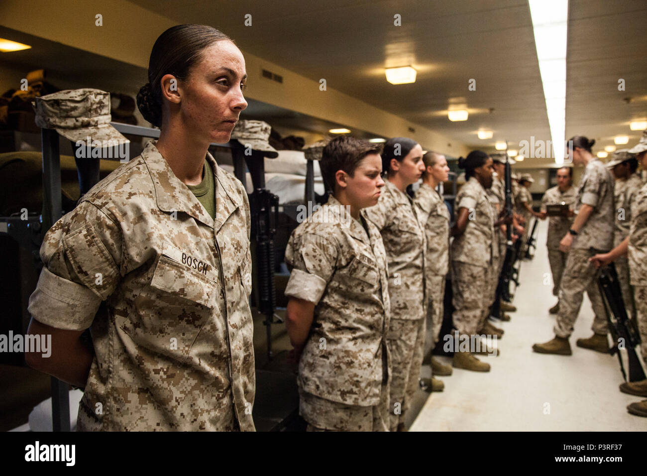 Candidates with Delta Company, Officer Candidate School (OCS), are ...