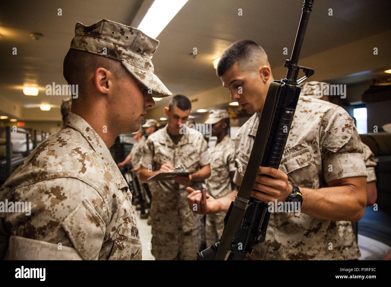 Platoon commanders inspection hi-res stock photography and images - Alamy
