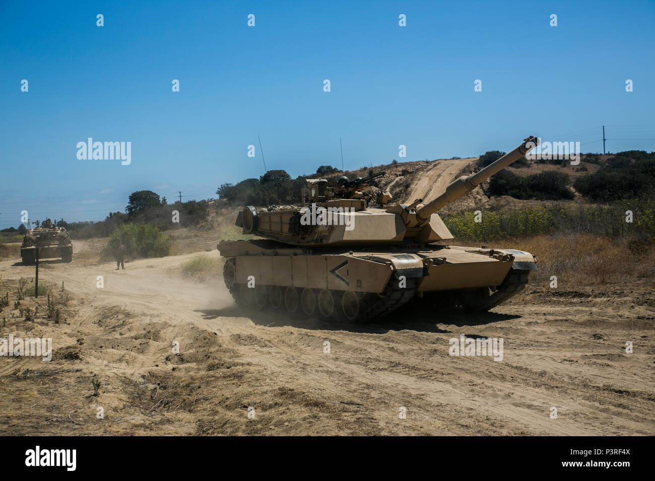 Marines with Company A., 4th Tank Battalion, 4th Marine Division ...