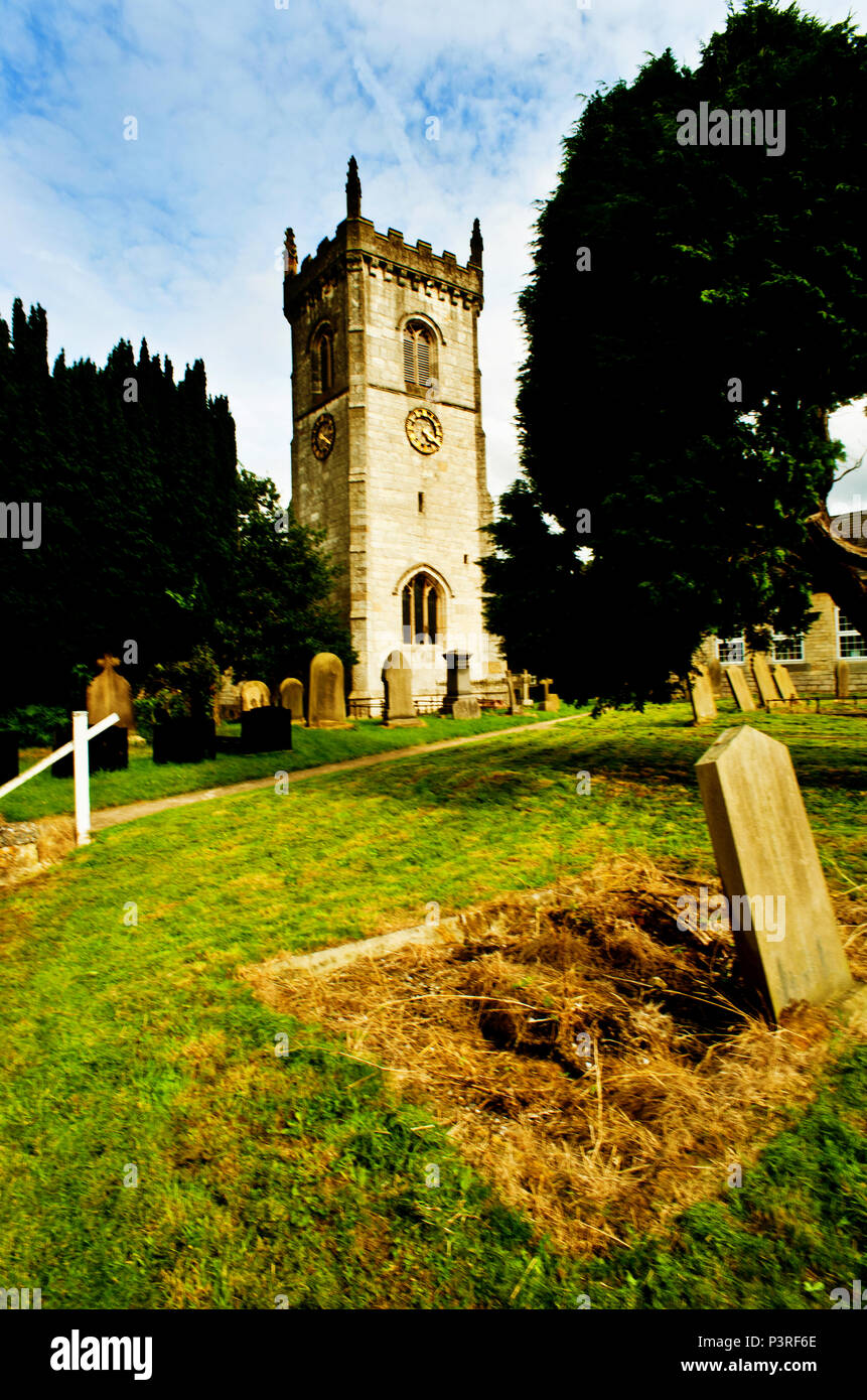 All Saints Church, Saxton, Yorkshire, England Stock Photo - Alamy