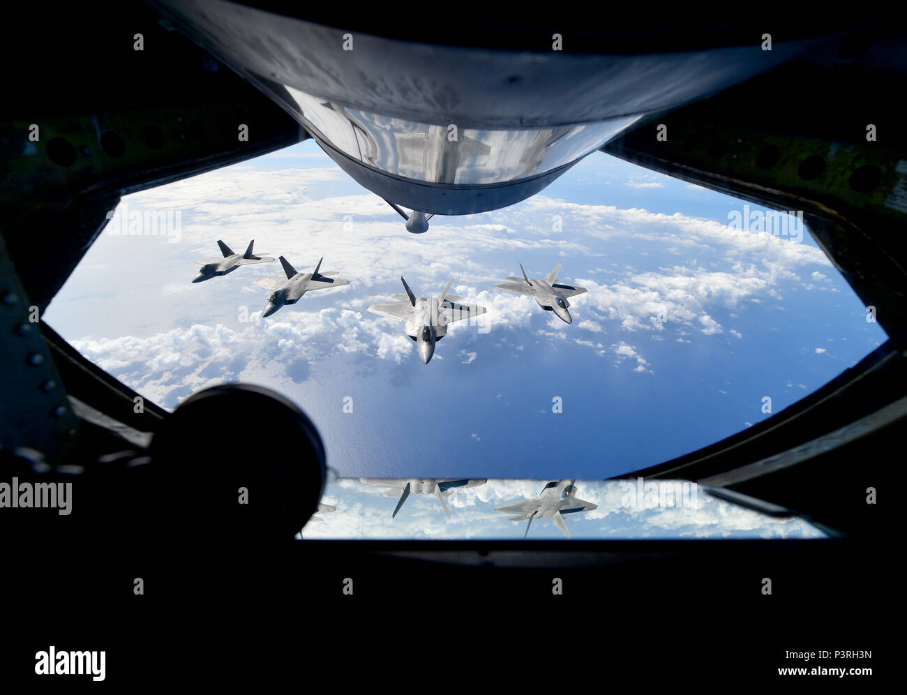 Aerial view refueling ships hi-res stock photography and images - Alamy