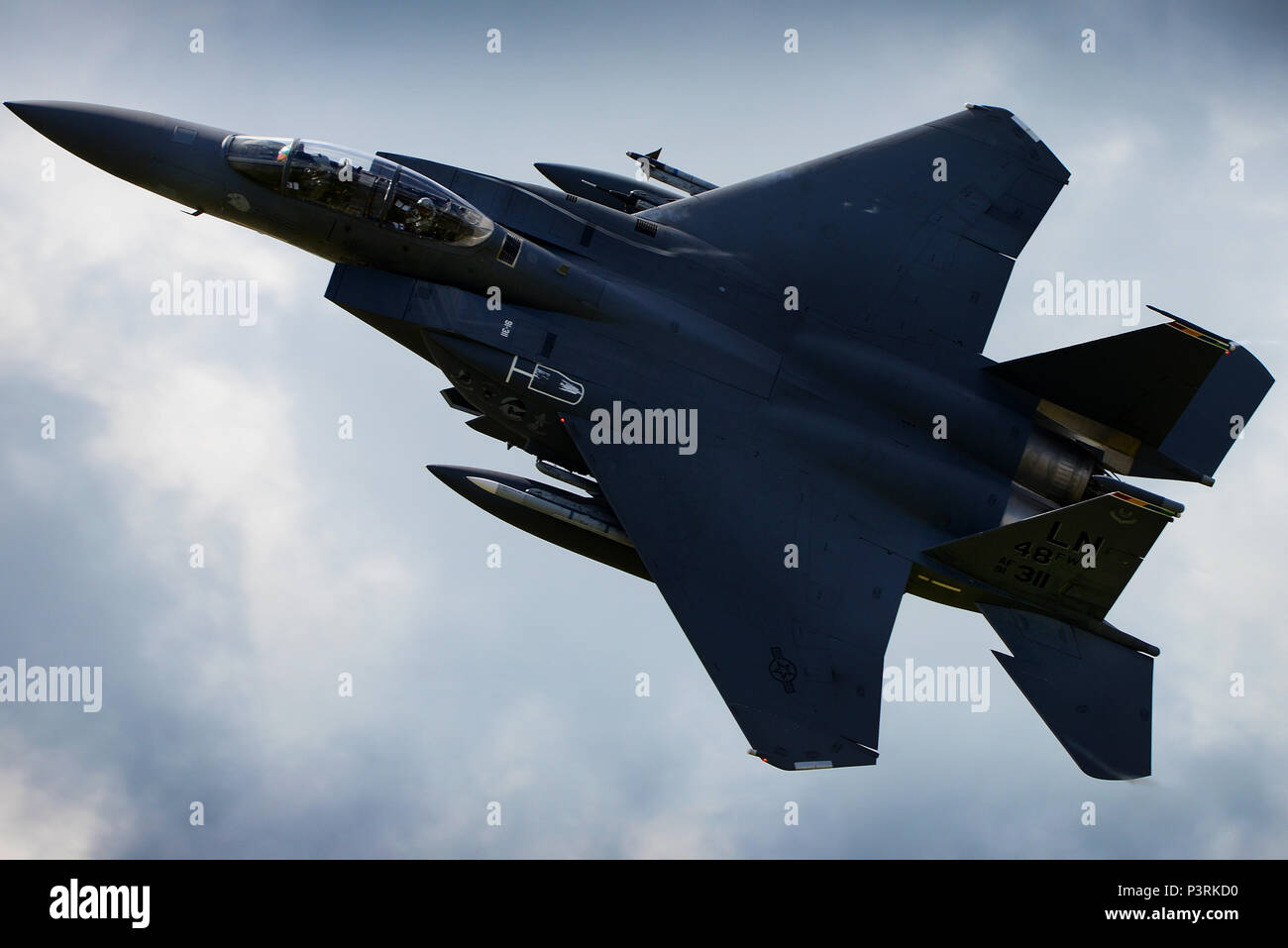 U.S. Air Force Col. Robert Novotny, 48th Fighter Wing commander, makes ...