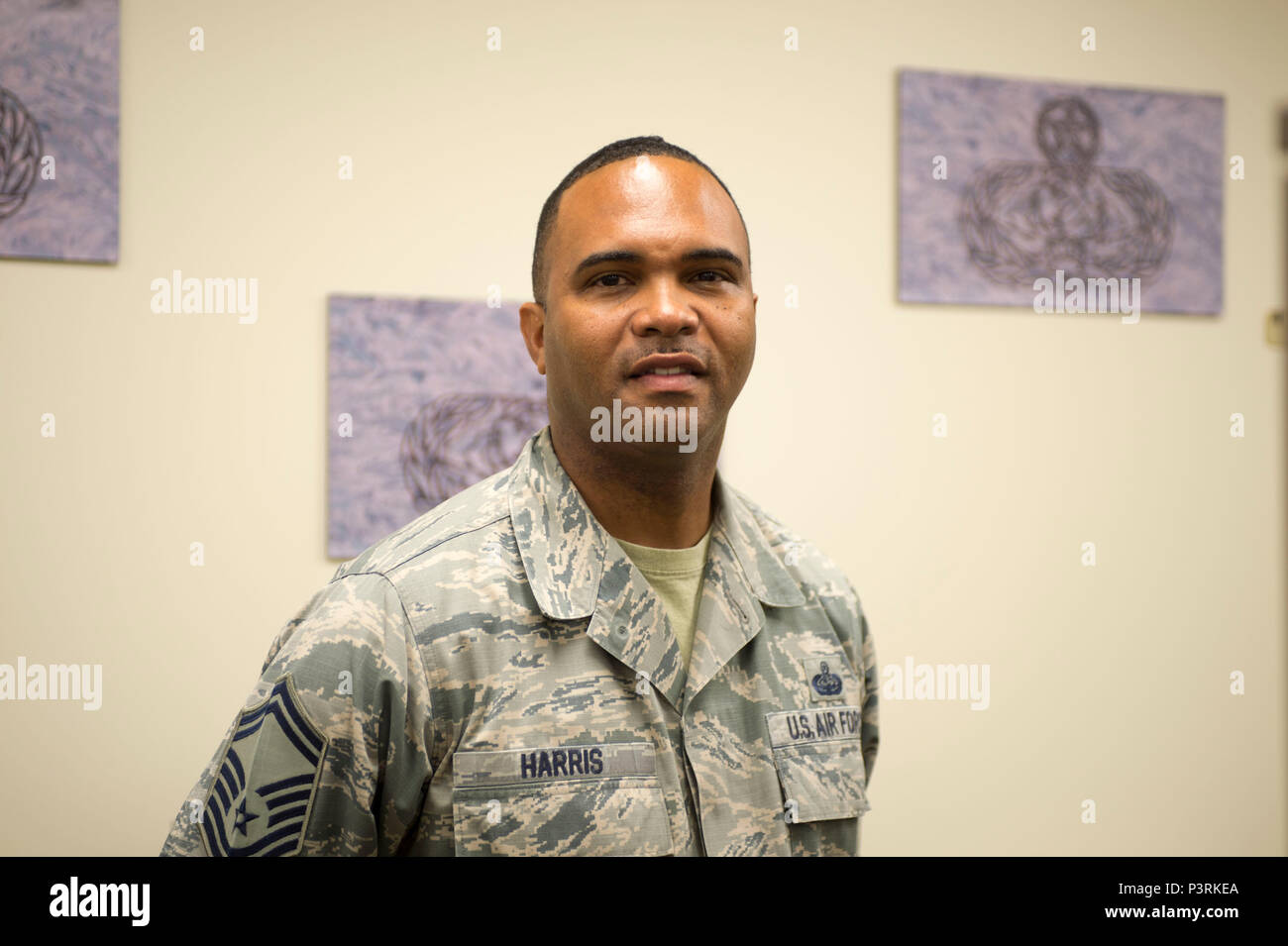 Senior Master Sgt. Anthony Harris, an assistant chief of communications ...