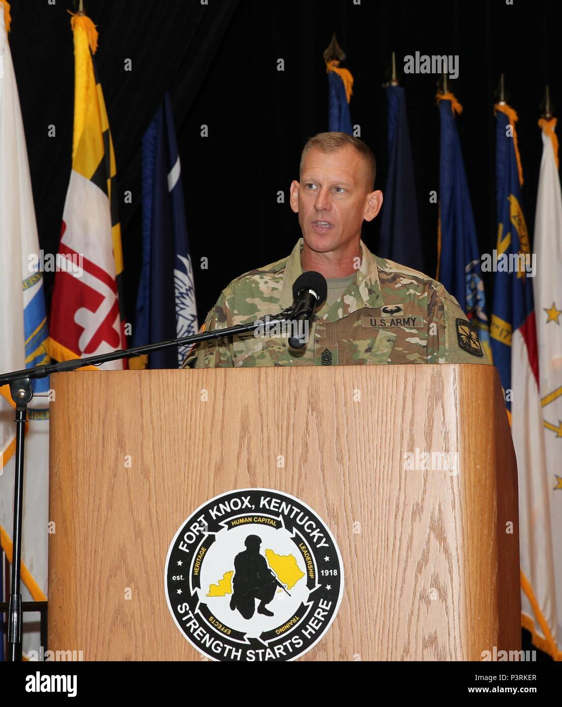 Command Sgt. Maj. Kenneth Kraus, Jr Stock Photo - Alamy