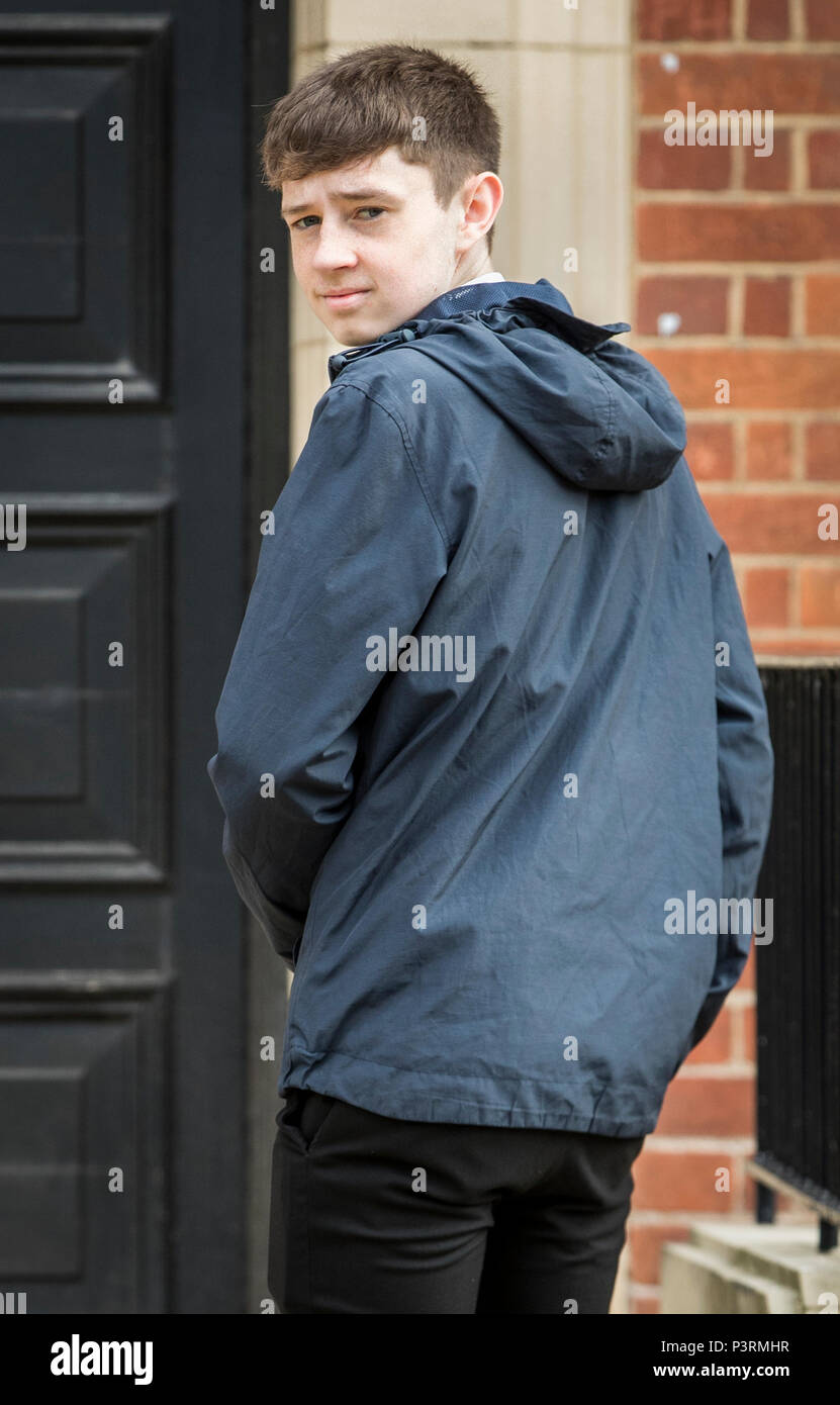 Jamie Elliot, 18, arrives at Northallerton Magistrates court, before ...