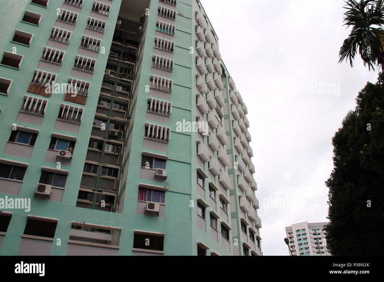 Residential buildings on Chander Road in Singapore Stock Photo - Alamy