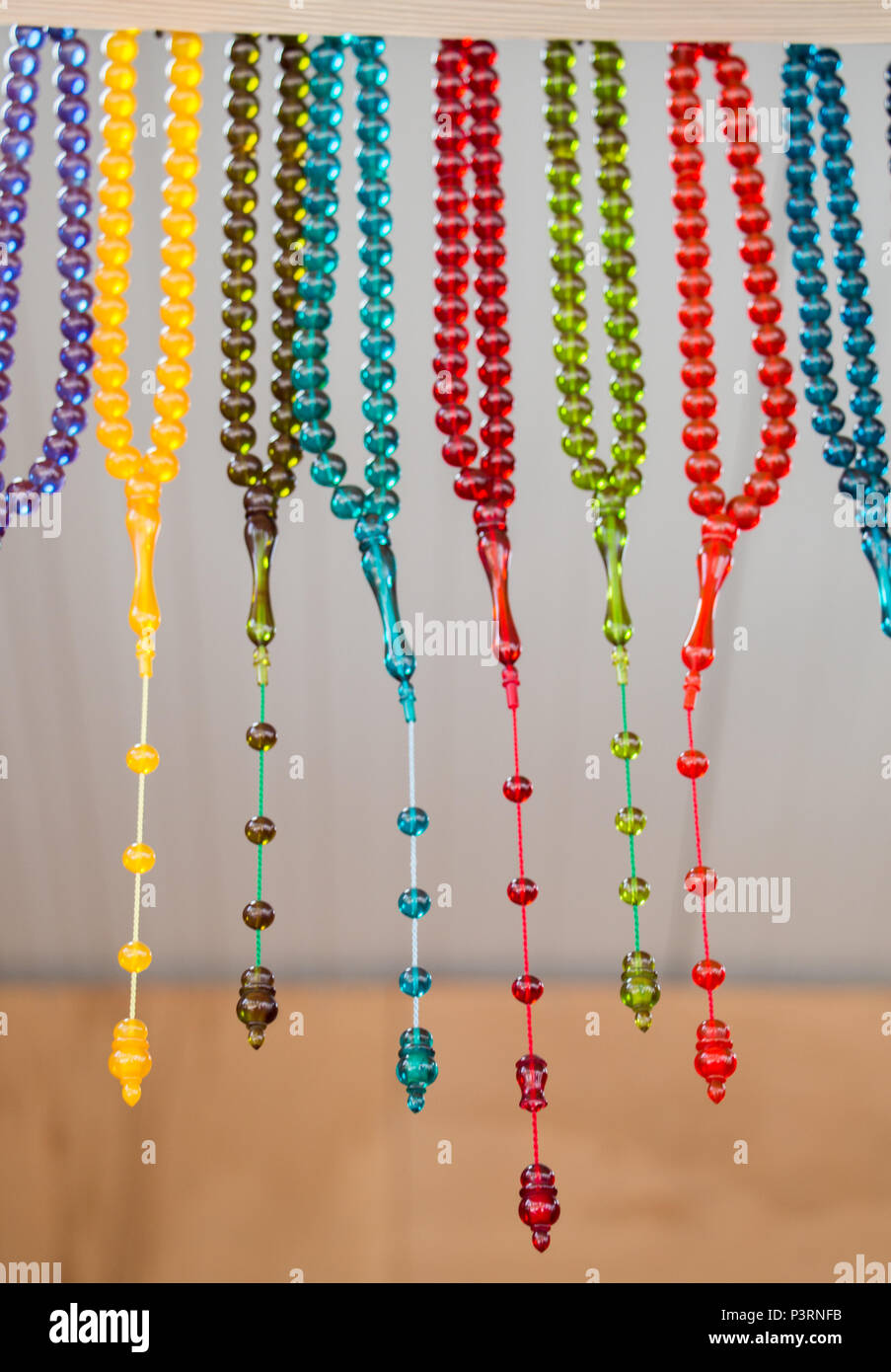 Set of praying beads of various colors Stock Photo - Alamy