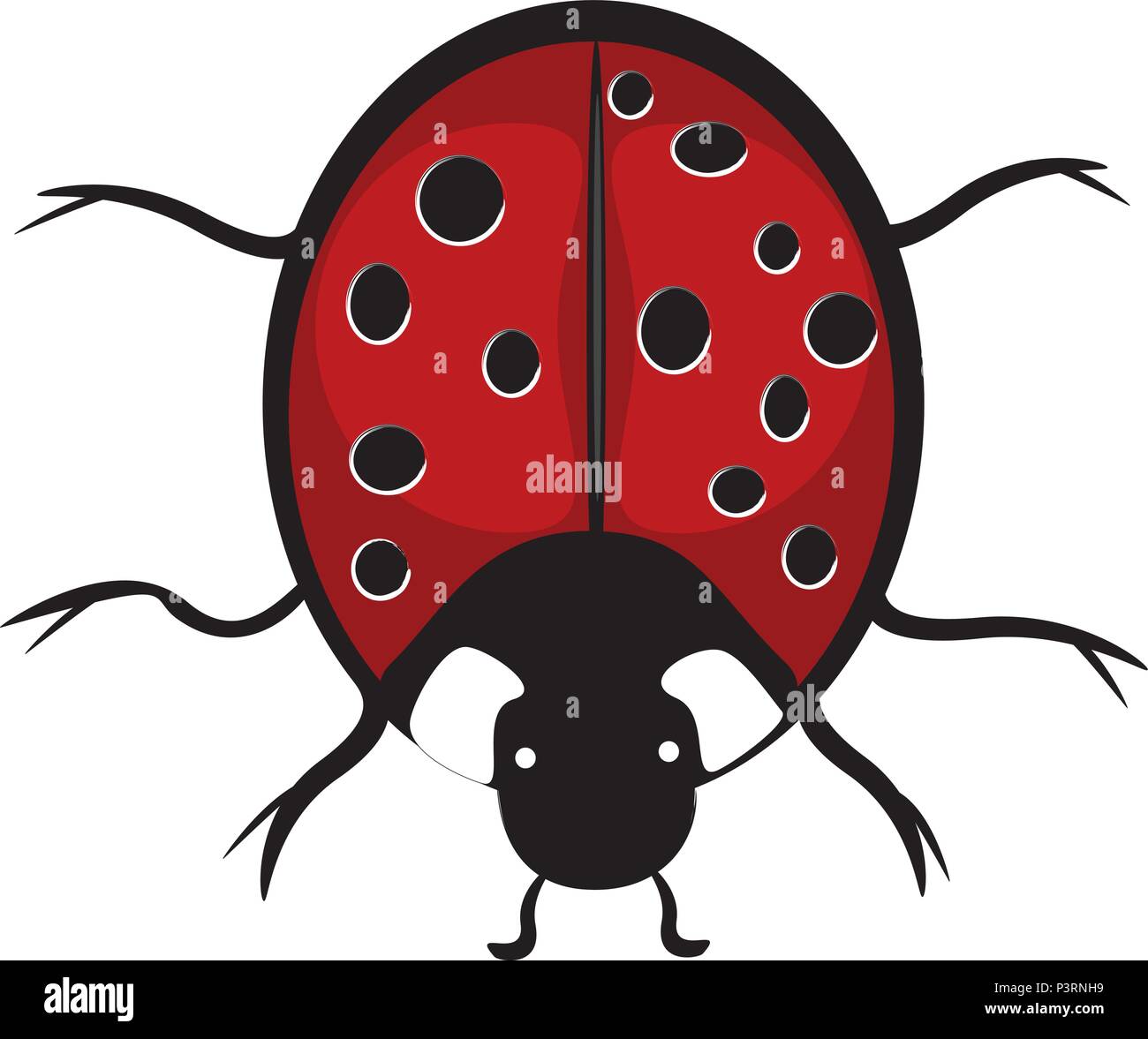 Ladybird vectors hi-res stock photography and images - Alamy