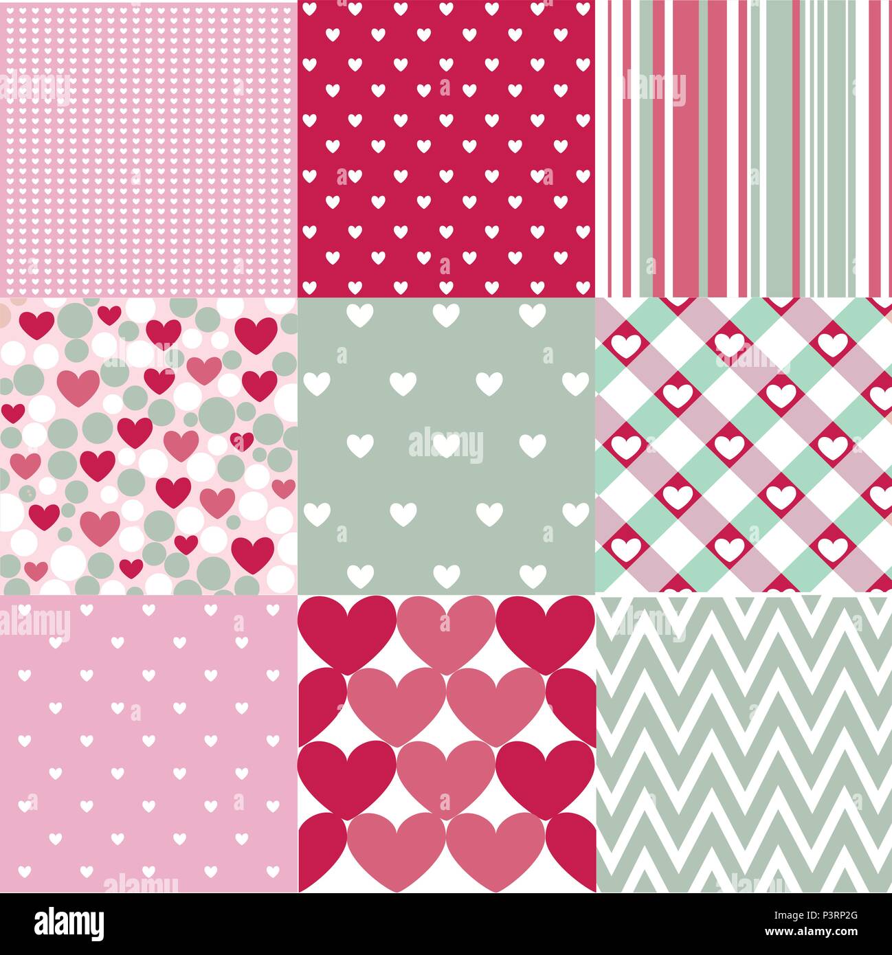 Love patterns Stock Vector Images - Alamy