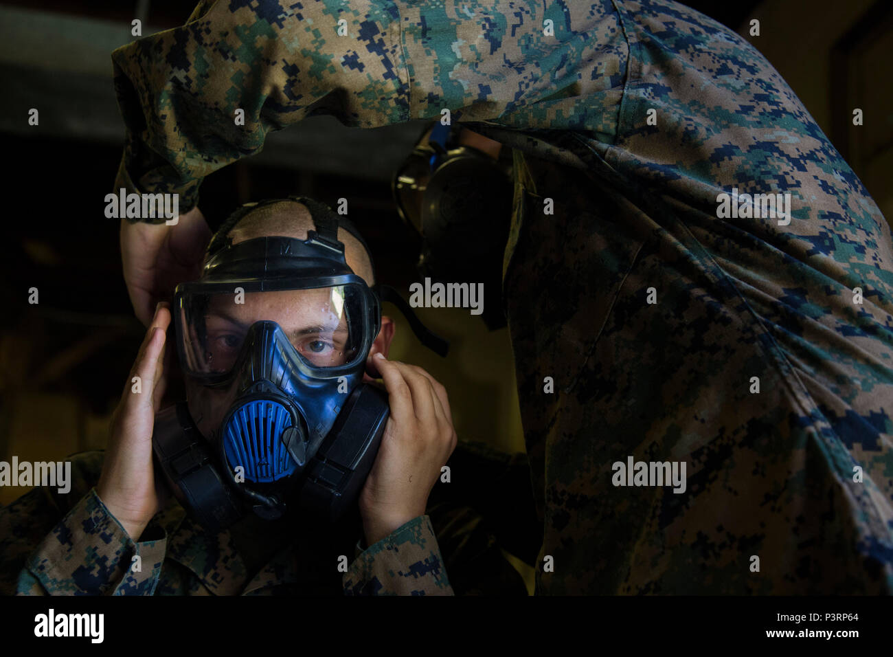 U.S. Marine Corps recruits with Company F., 2nd Recruit Training ...
