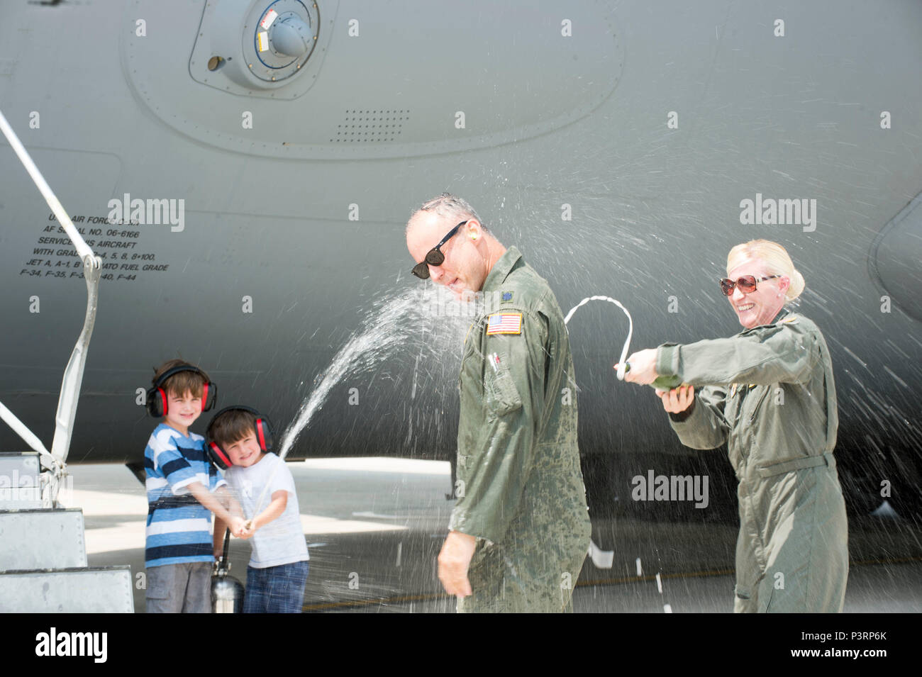 Lt. Col. Jay D. Miller, the 512th Airlift Control Flight commander ...