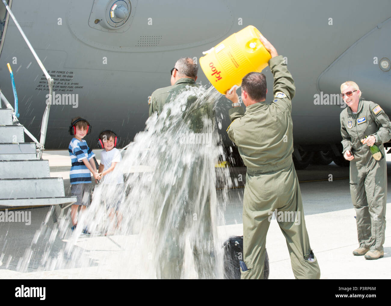 Lt. Col. Jay D. Miller, the 512th Airlift Control Flight commander ...