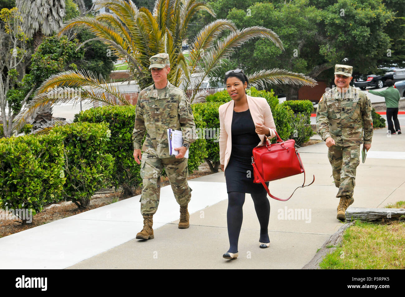 Ms. Diana Banks was escorted to the Korean language school on the ...