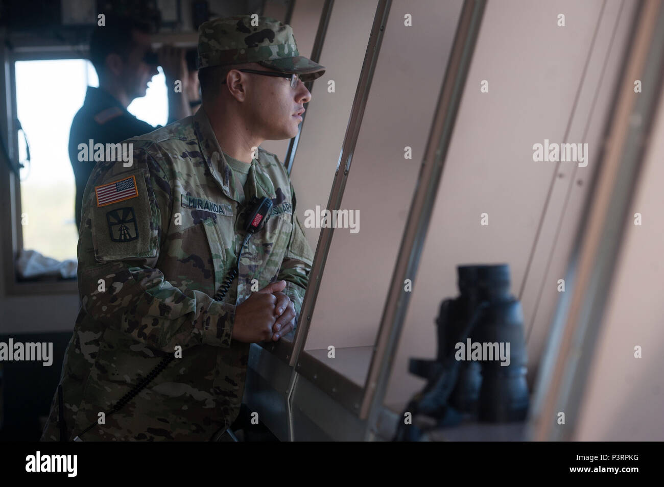 U.S. Army Chief Warrant Officer 2 Juan Miranda, 163rd Transportation ...
