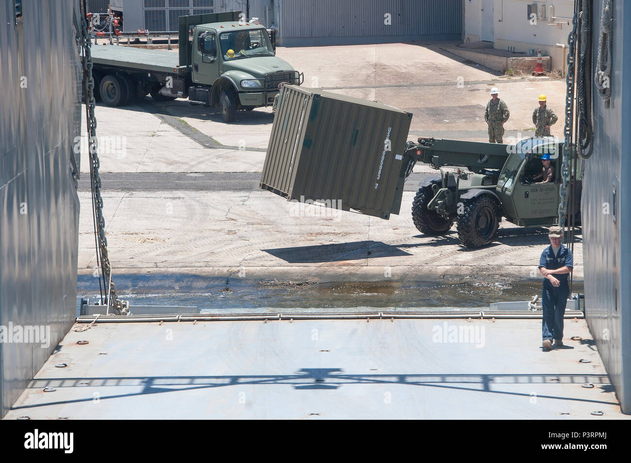 U.S. Army Soldiers, 163rd Transportation Detachment, 545th ...