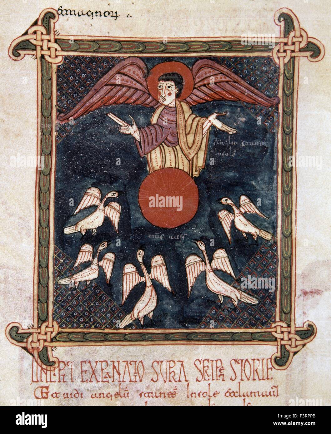 COMENTARIOS AL APOCALIPSIS-FOLIO 152 R. Author: Beatus of Liébana (c ...