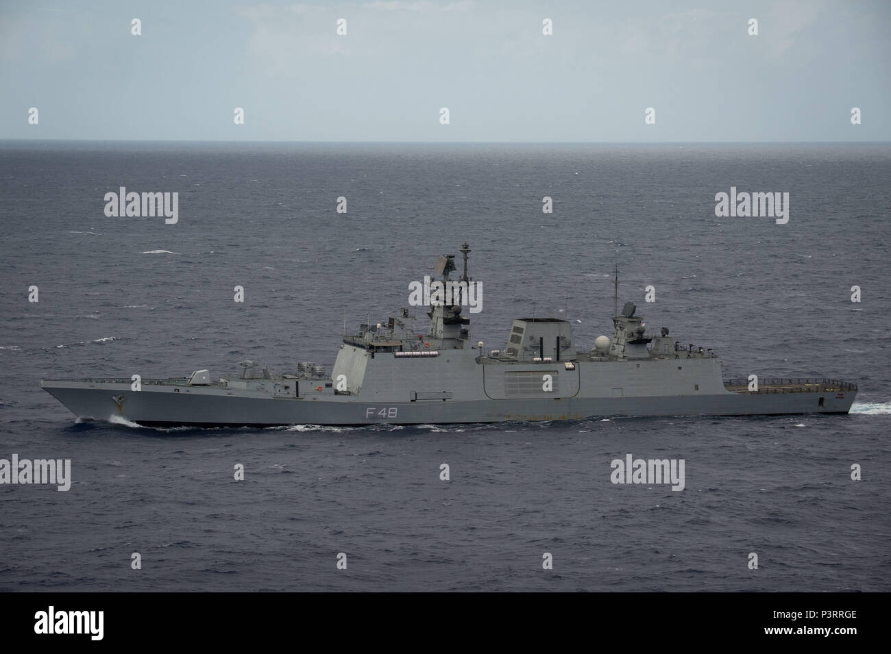 Indian navy shivalik class stealth frigate hi-res stock photography and ...