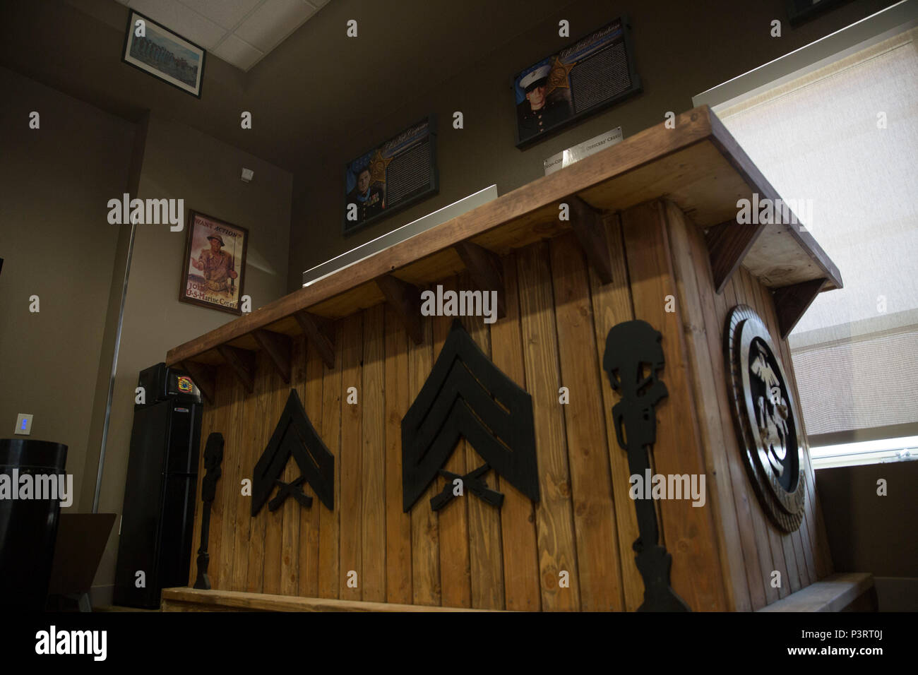 The non-commissioned officers bar in the 7th Engineer Support Battalion ...