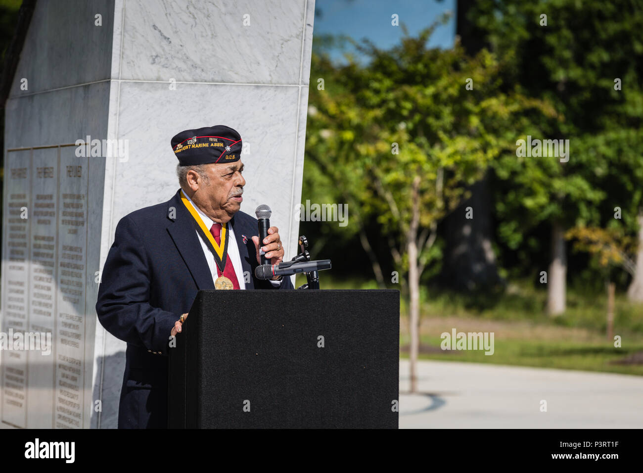 Retired Lt. Col. Joseph Carpenter with the National Montford Point ...