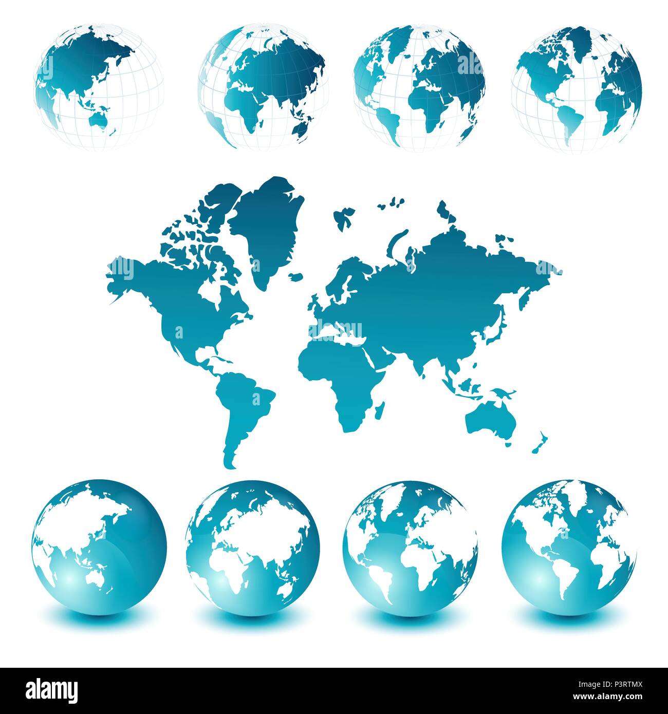 Business and world map Stock Vector Image & Art - Alamy