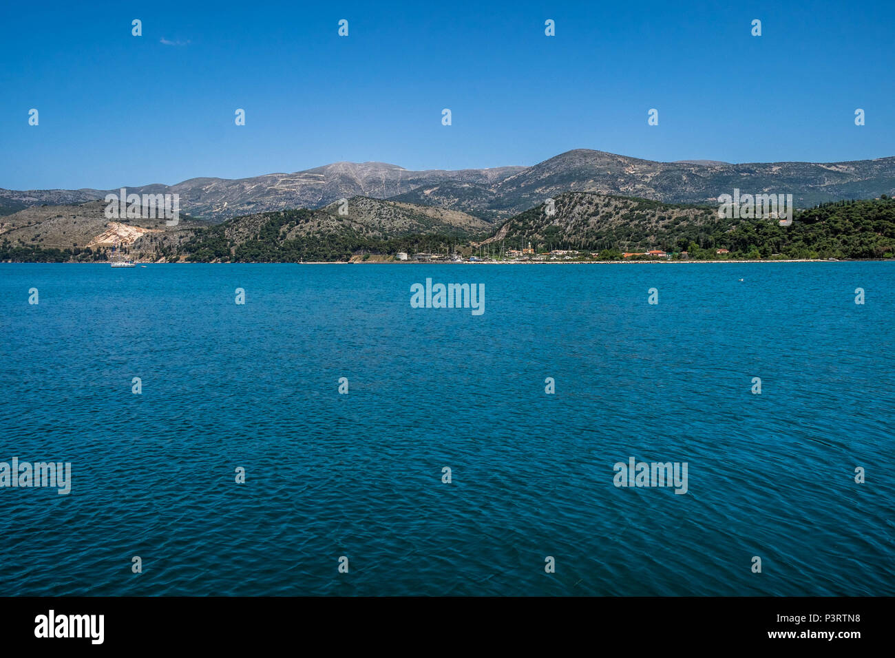 Remote beach Vatsa Greece Stock Photo - Alamy
