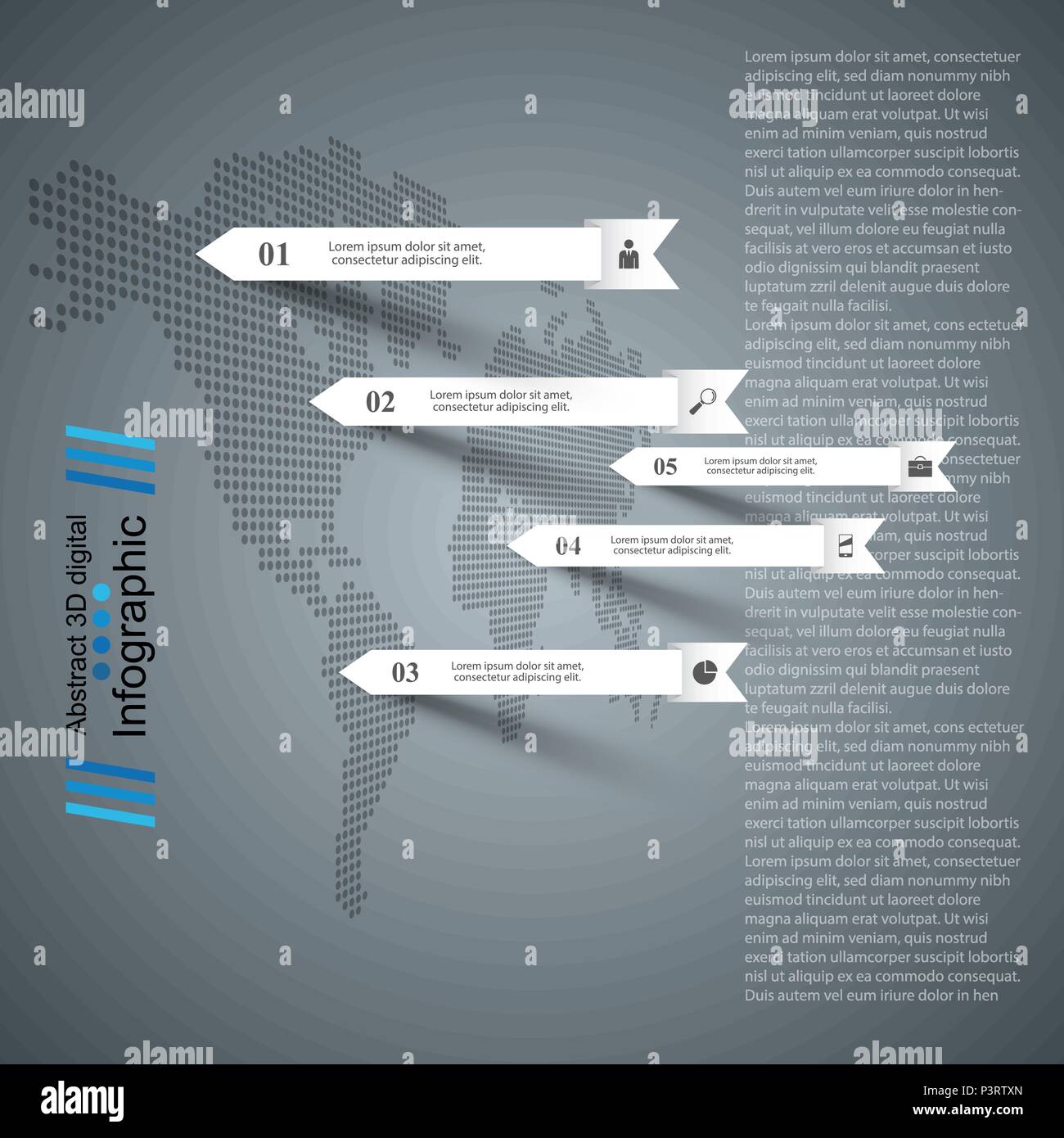Business paper infographic. Maps icon Stock Vector Image & Art - Alamy