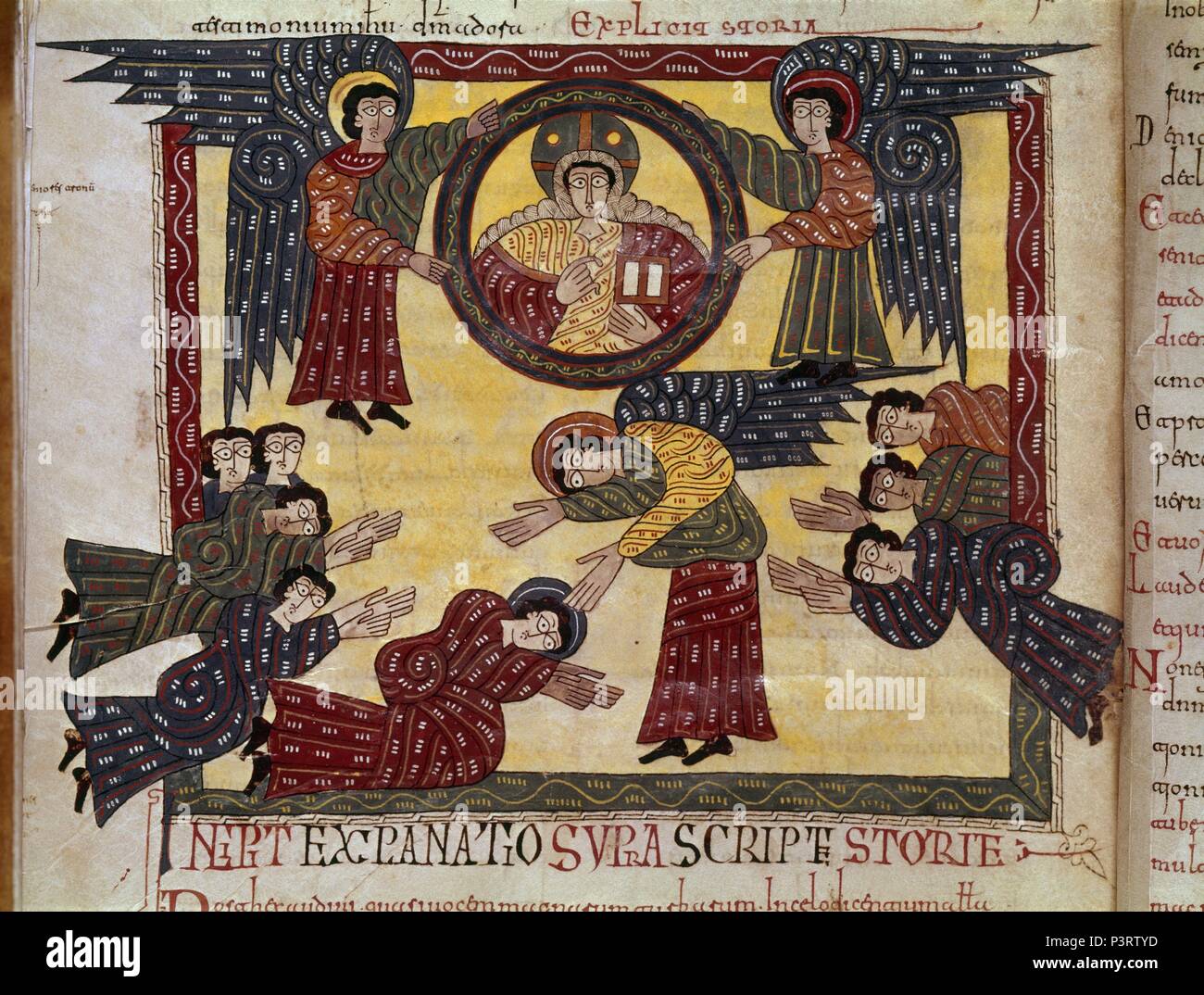 COMENTARIOS AL APOCALIPSIS, EL ANGEL RECHAZA LA ADORACION DE JUAN Y LE ...