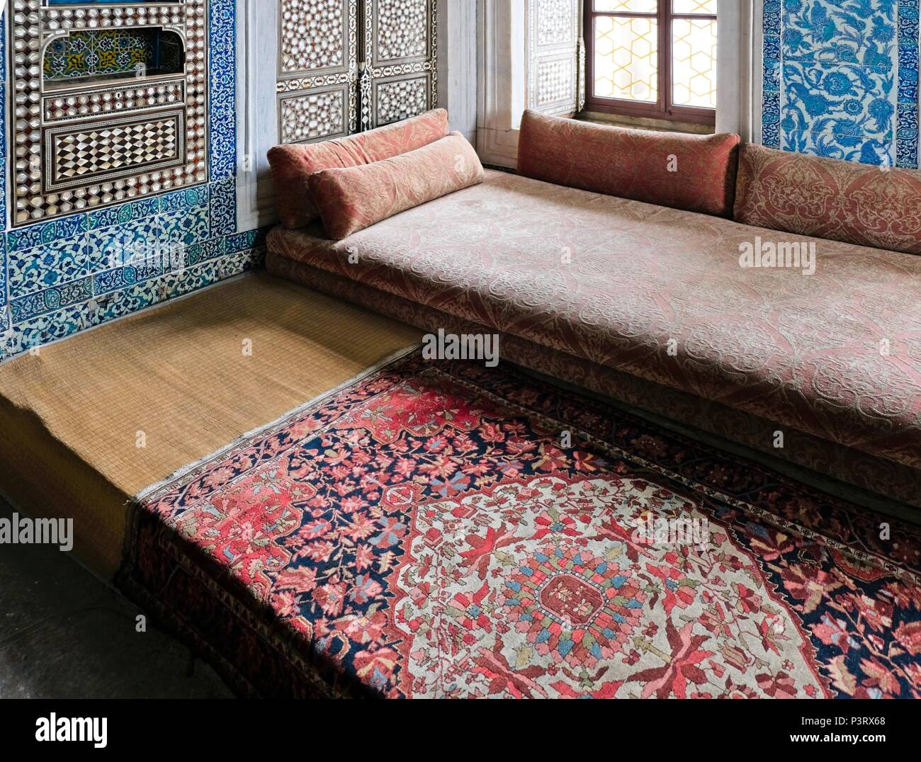ISTANBUL, TURKEY - MAY 27 : Interior view of Topkapi Palace and Museum ...