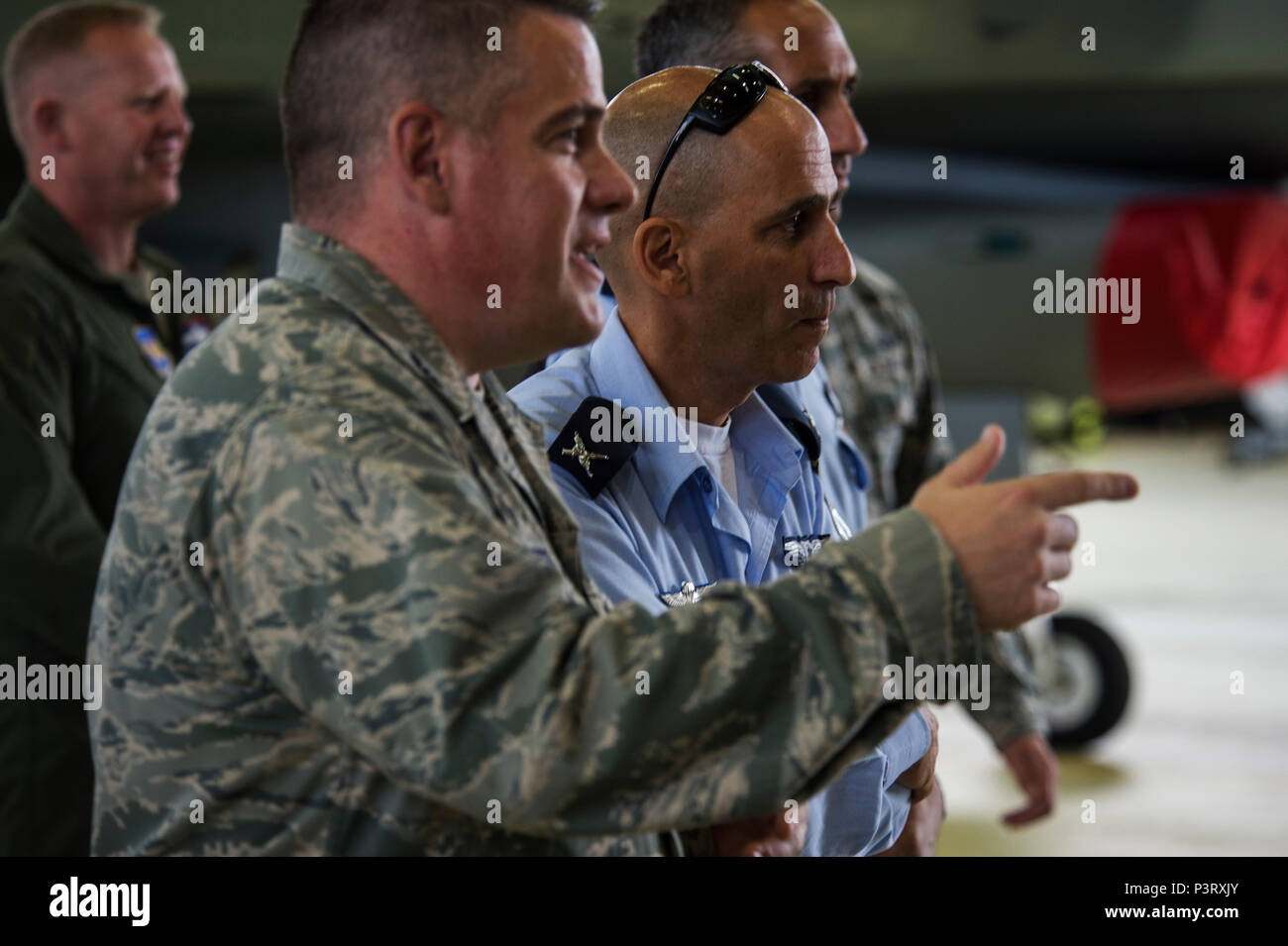 U.S. Air Force Col. Stephen Scherzer, 52nd Maintenance Group commander ...
