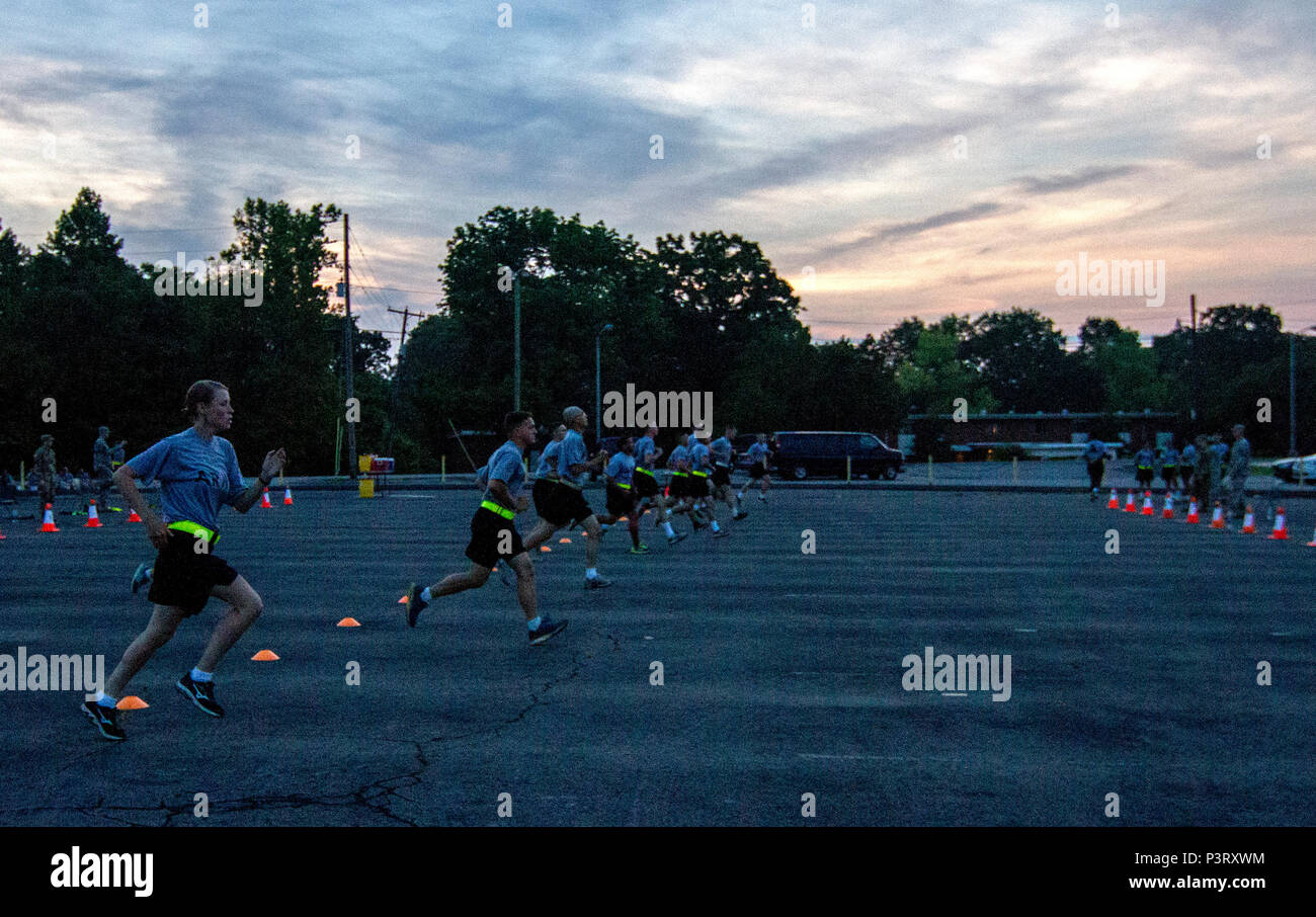 Army Reserve drill sergeants from Task Force Wolf grade Cadets ...