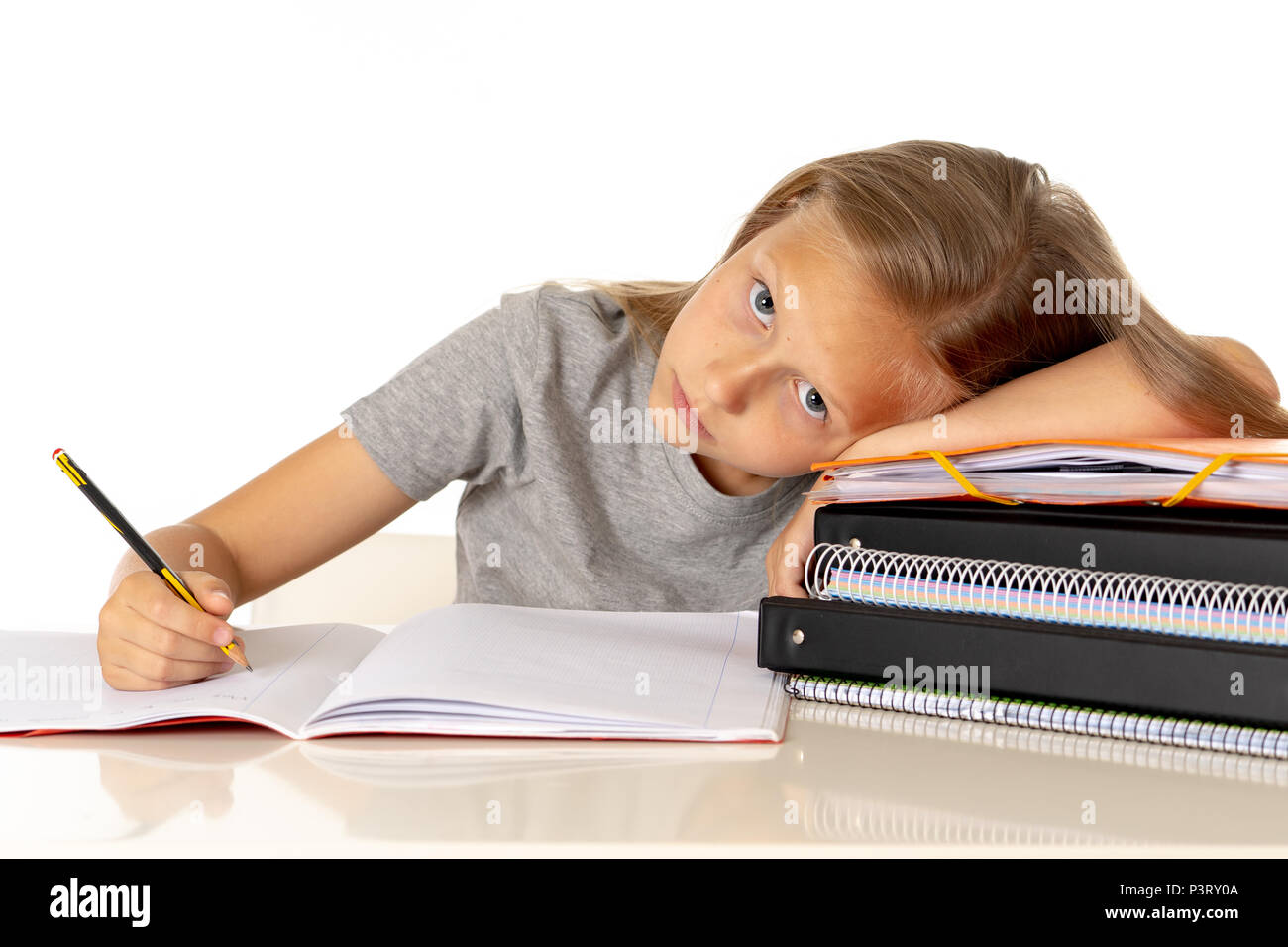 Young pupil stress hi-res stock photography and images - Alamy