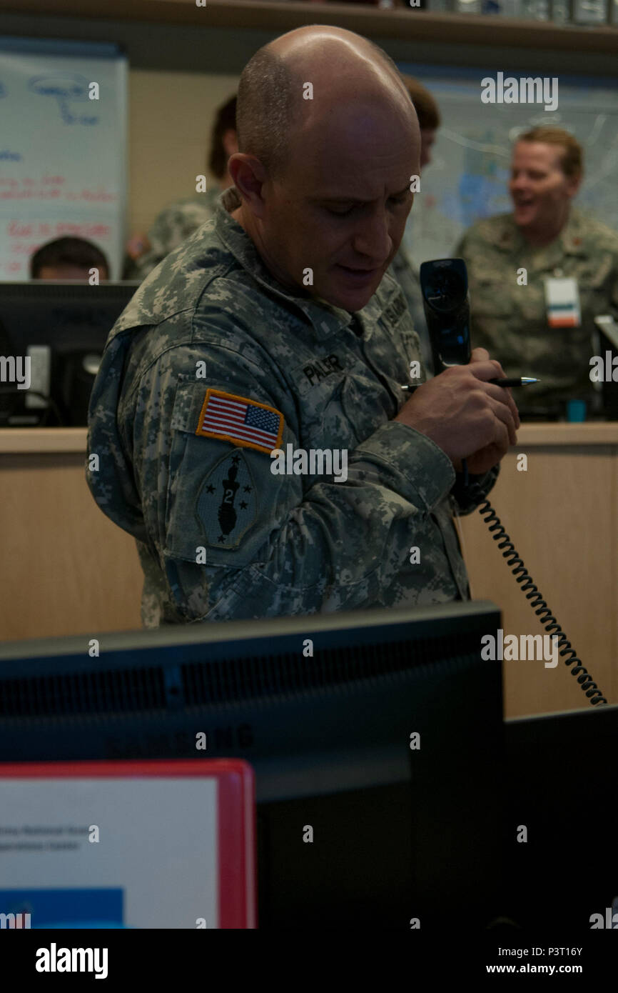 U.S. Army 1st. Sgt. David Palmer, Joint Operations Center (JOC) NCOIC ...