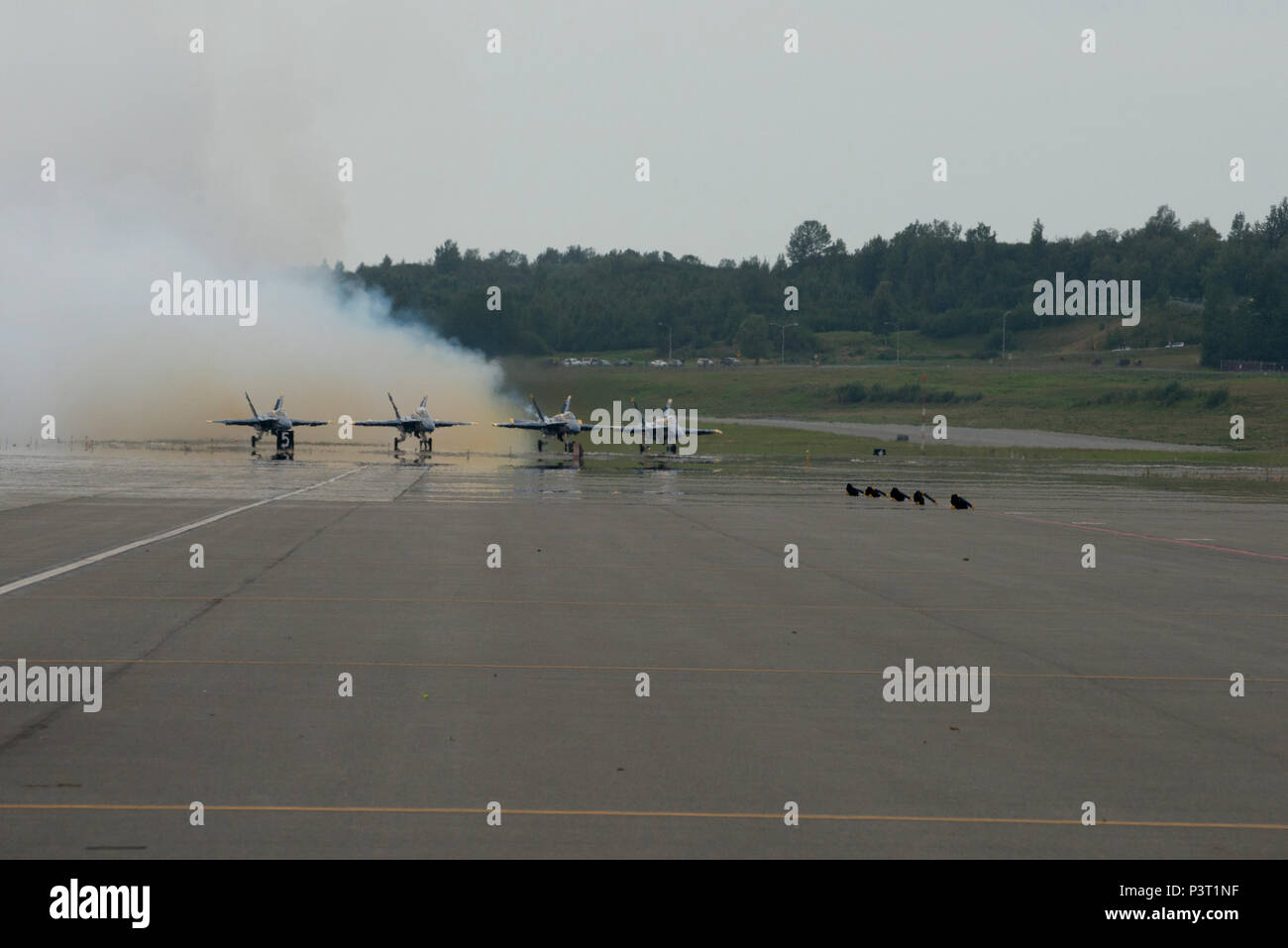The Navy's Blue Angels take off the Joint Base Elmendorf-Richardson ...