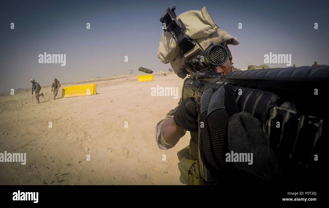 Cpl. Christopher Truax, a team leader with Security Forces Company ...