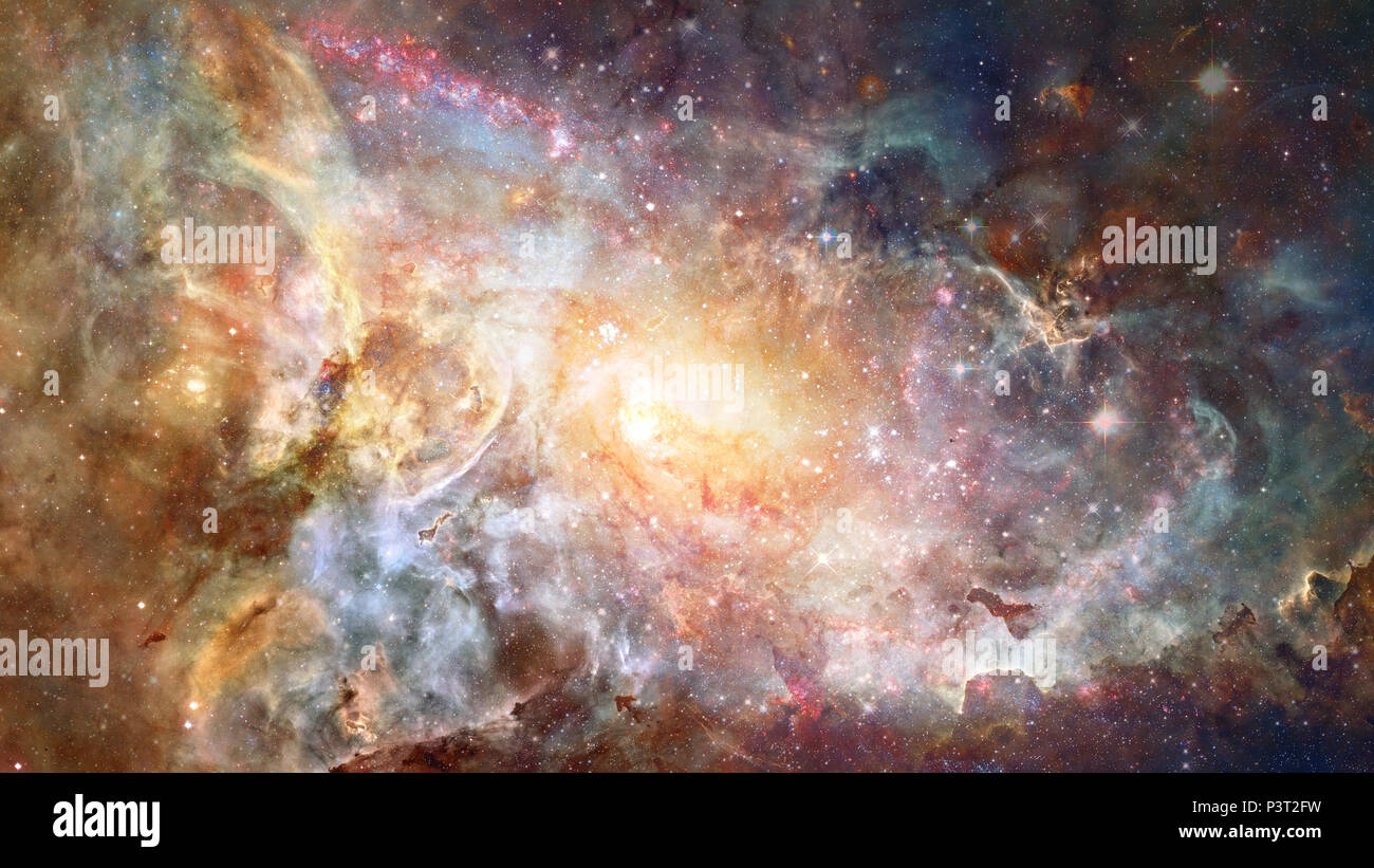 Spiral galaxy creative background. Elements of this image furnished by ...