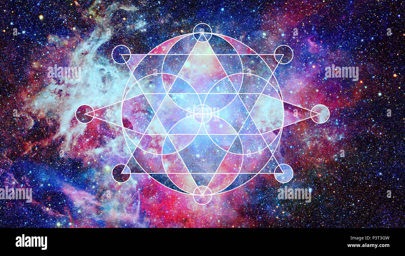 Geometric space background hi-res stock photography and images - Alamy