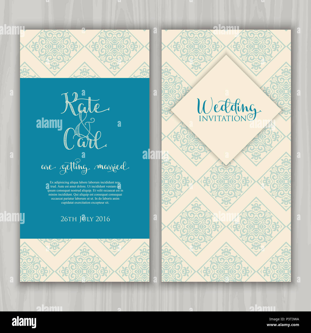 Wedding invitation hi-res stock photography and images - Alamy